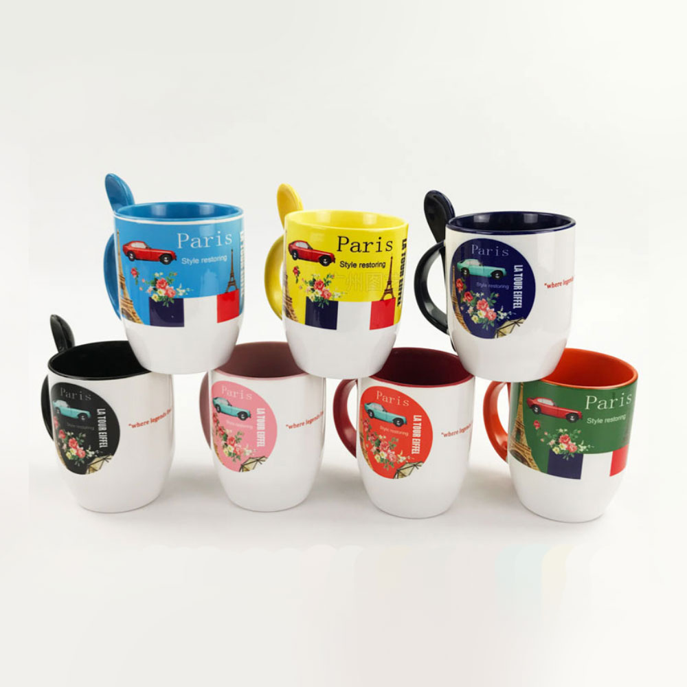 Blank Sublimation Spoon Mug - Sublimation Blanks Mugs - Mugs Sri Lanka